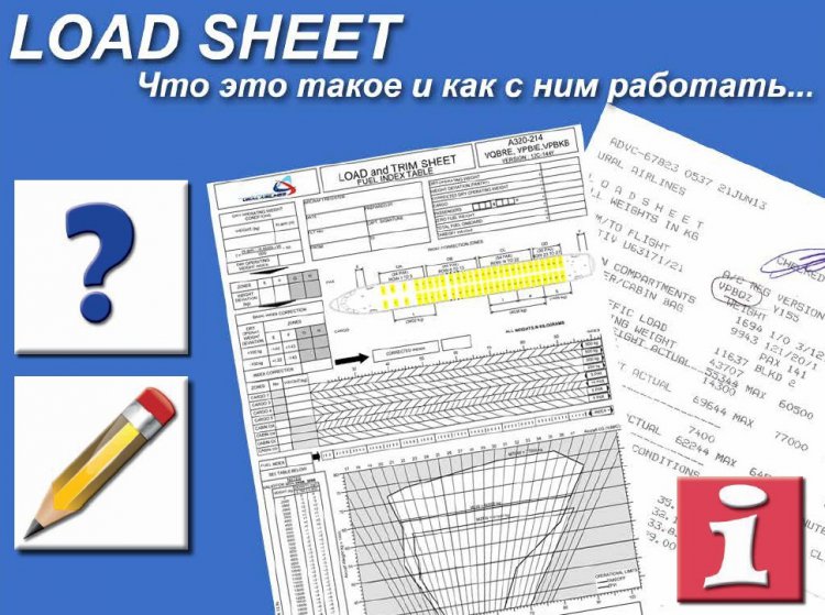 Files - Load sheet. Что такое, что с ним делать и как работать. - Avsim.su