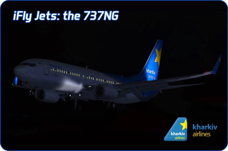 iFly Boeing 737-800NG Kharkiv Airlines - FS2004 Aircraft Liveries and ...