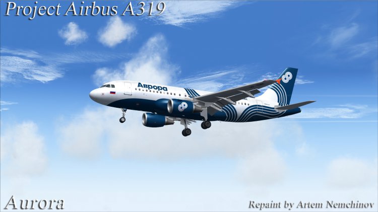 Project Airbus A319 - Аврора - FS2004 Aircraft Liveries and Textures ...