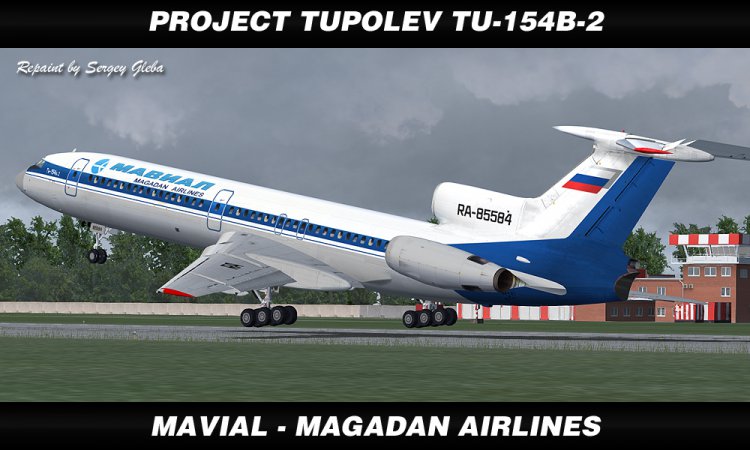 Project Tupolev Ту-154Б-2 - Mavial - FS2004 Aircraft Liveries and ...