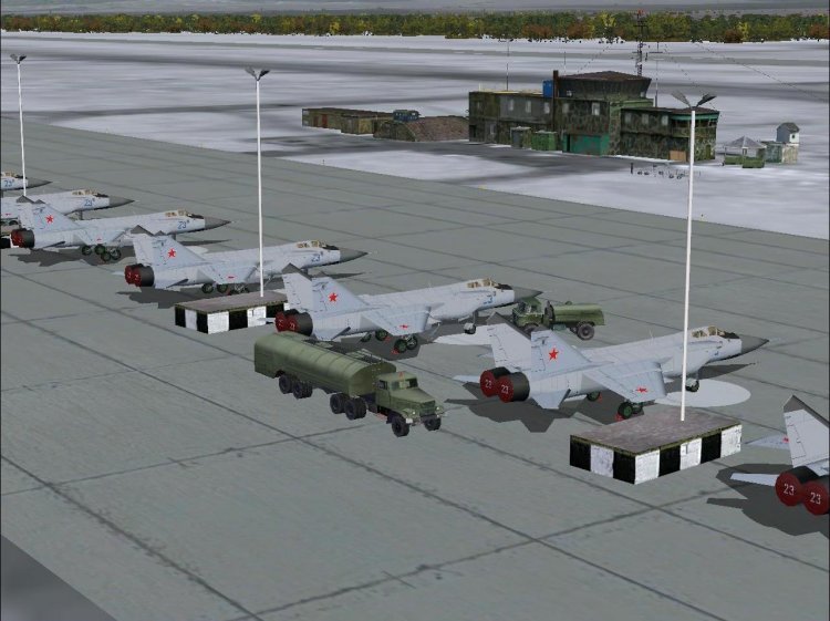MiG-31 Foxhound USSR (Russian AF & Kazakhstan AF - FS2004 AI Traffic ...